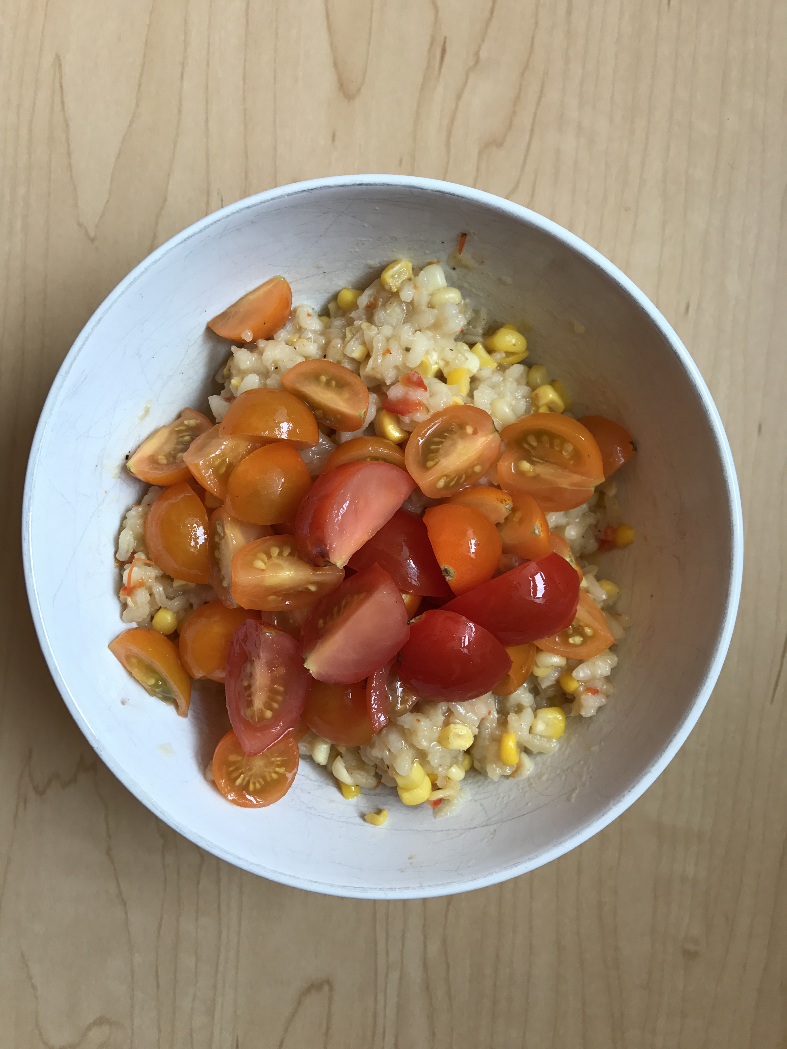 Camping + Illness + RECIPE: Sweet Corn Risotto with Corn Cob Broth ...