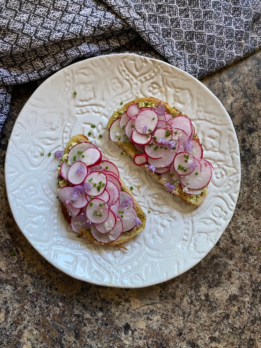 Buttered Radish Toast – The Leek & The Carrot